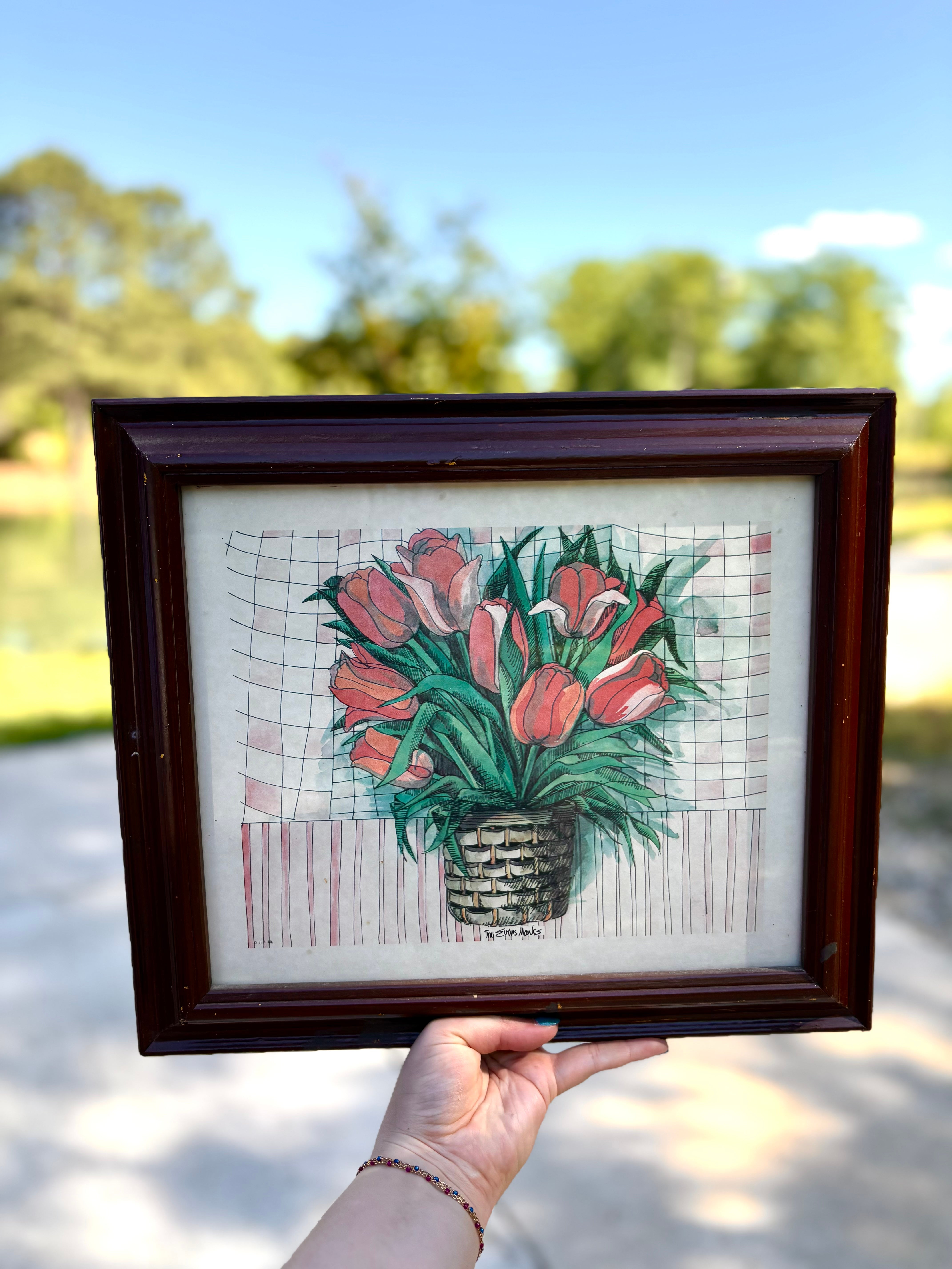 Vintage Toni Evans Marks Wall Art #2 | The Good Daze